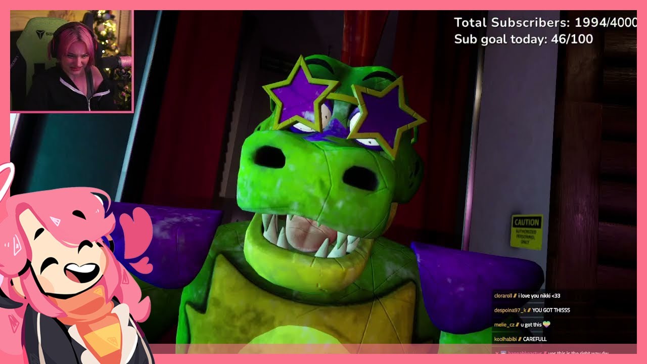 Easily scared person plays FNAF ( FNAF: Security Breach w/ Nihachu ...