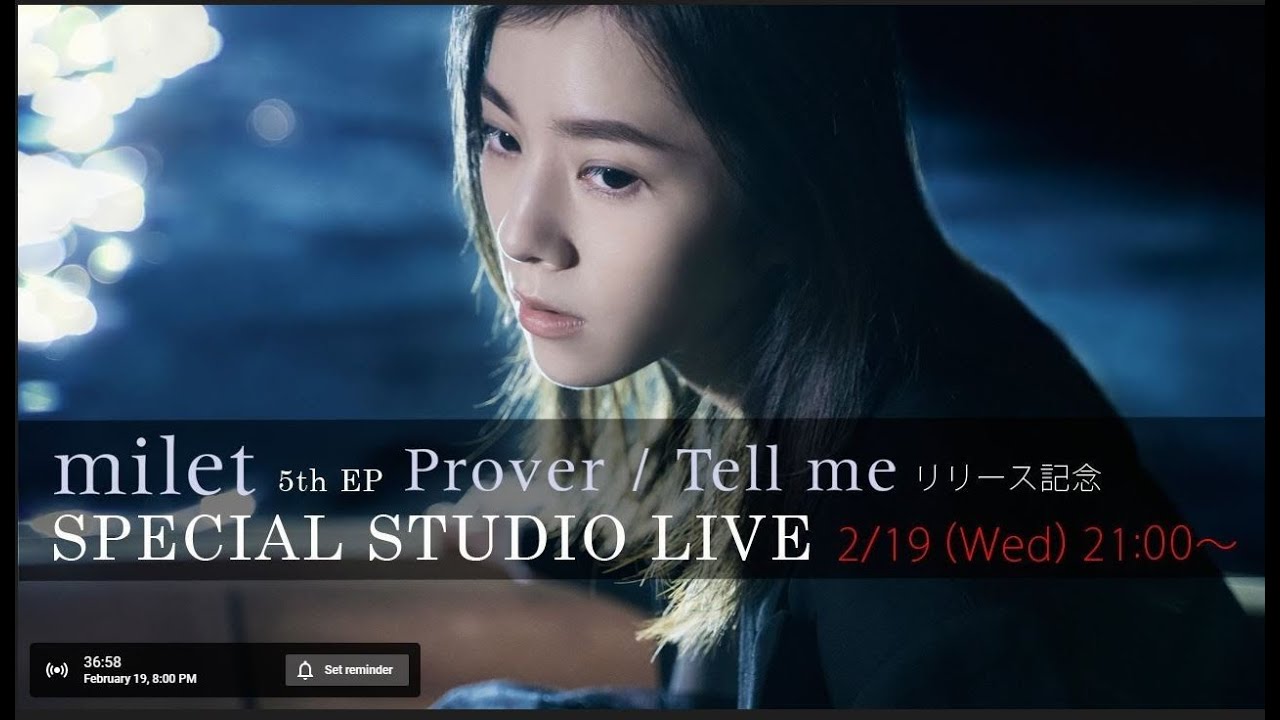 milet 2.19.2020 LIVE - YouTube