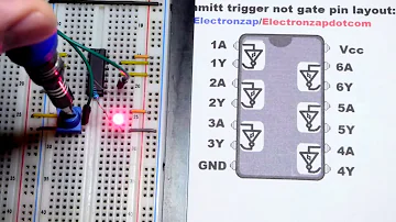 74HC14 Schmitt Trigger: Datasheet, Pinout and Application