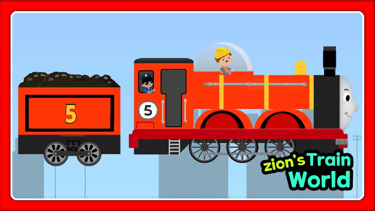 Labo Brick Train #658 James The Red Engine - YouTube