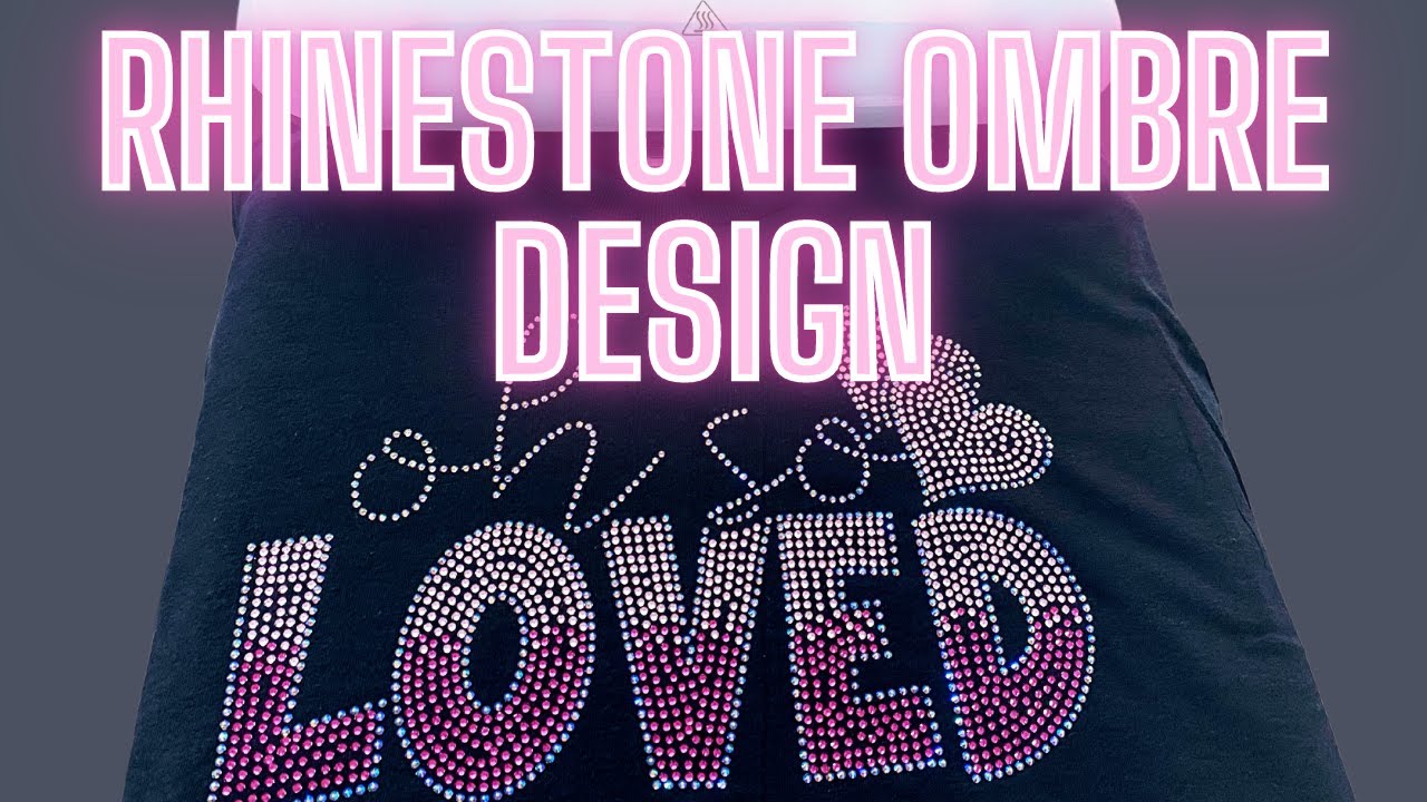HOW TO USE A RHINESTONE OMBRE DESIGN ON A T-SHIRT : MOTHER'S DAY SHIRT ...