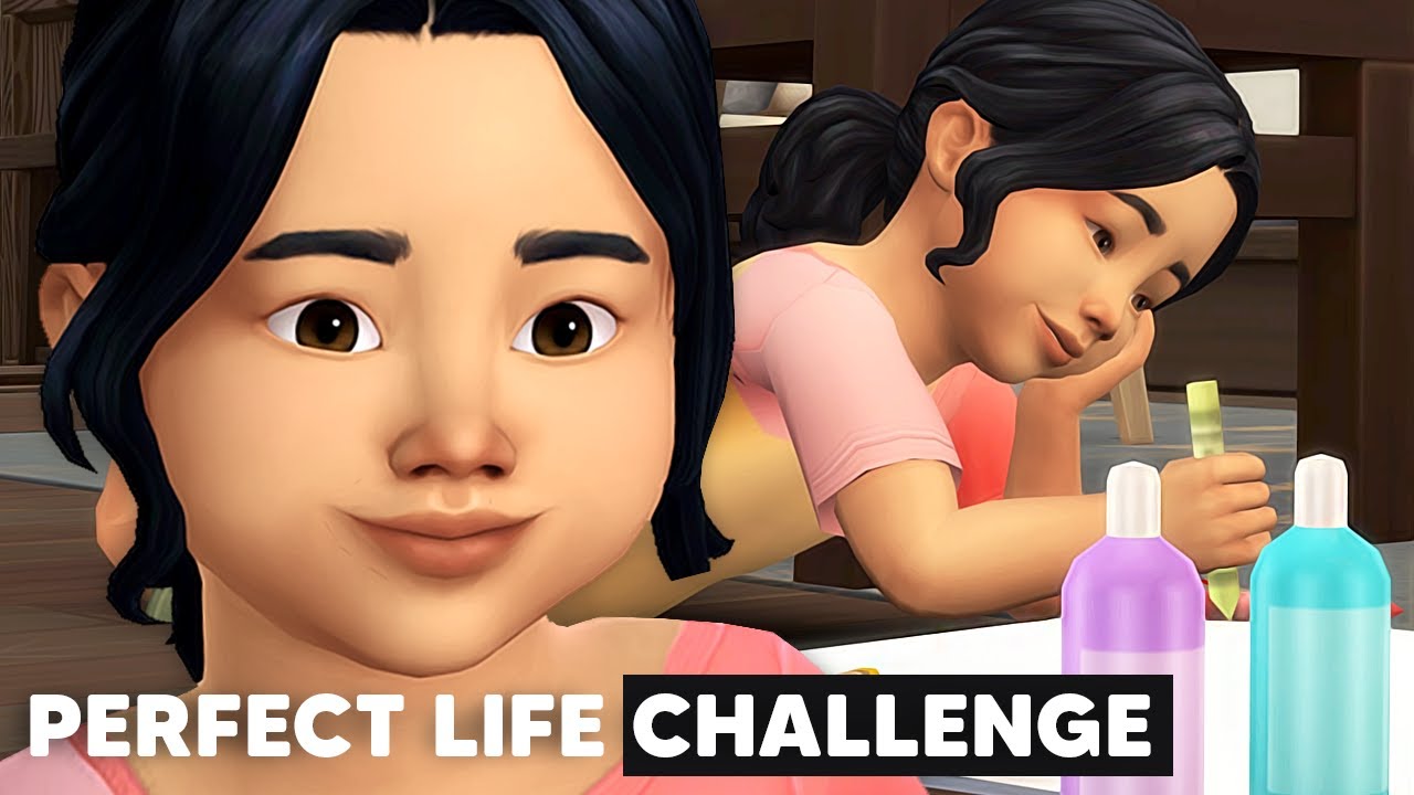 Playing as a Toddler 👶! Perfect Life Challenge #1 - YouTube