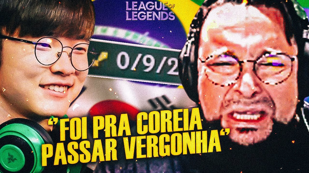 GORDOX MOSTRA AOS COREANOS A PERSISTÊNCIA BRASILEIRA! [League of ...