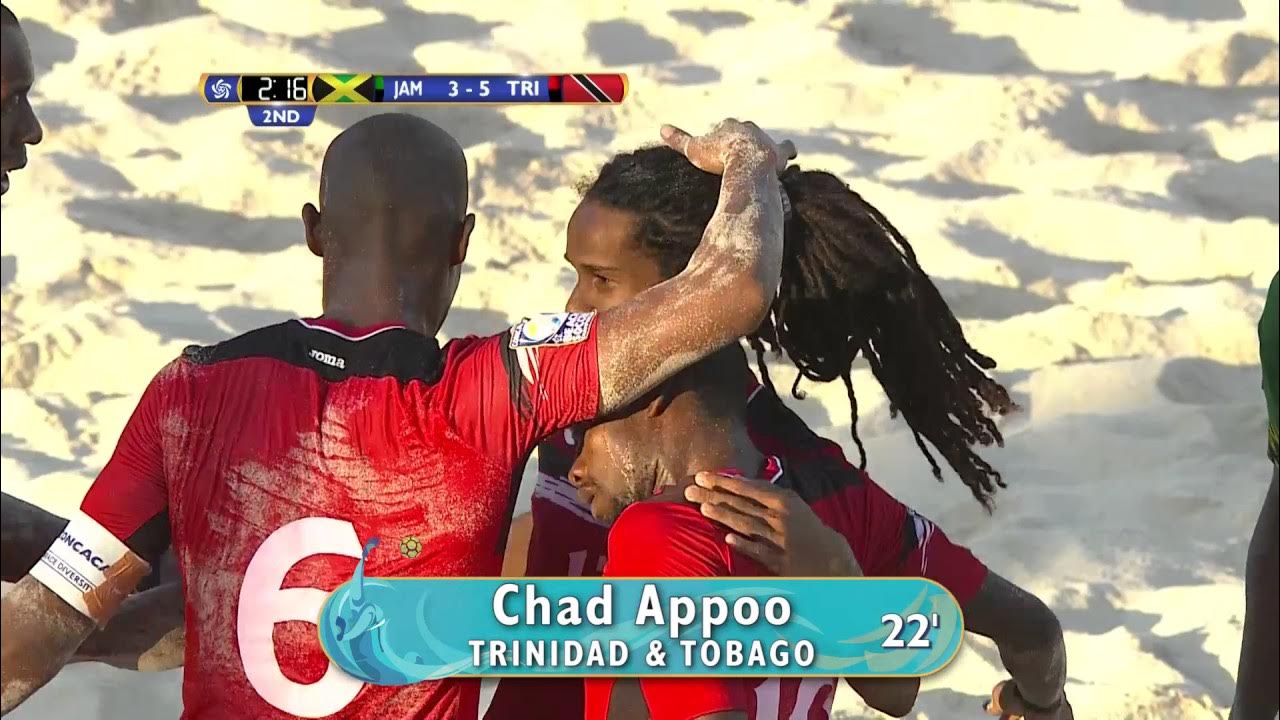 Concacaf Beach Soccer Championship 2017: Jamaica vs Trinidad & Tobago Highlights - YouTube