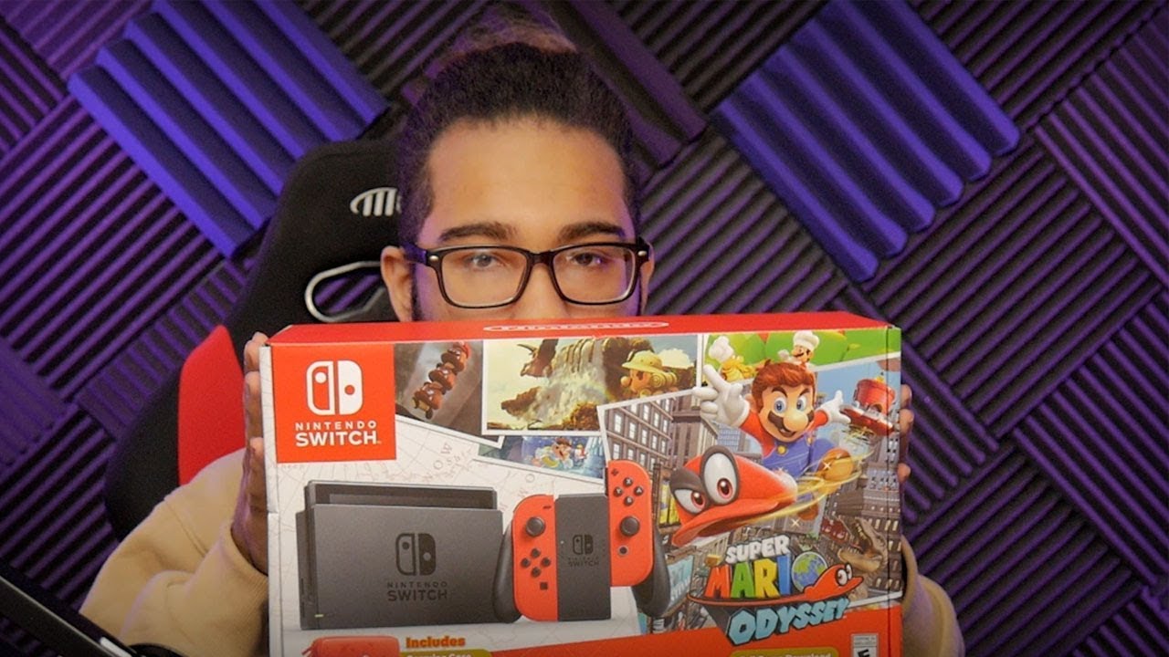 Super Mario Oddessy Nintendo Switch Bundle Unboxing *Sid Edition* - YouTube