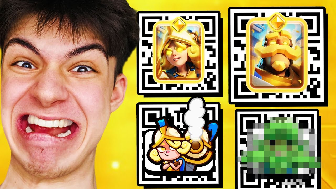 EVERY WORKING QR CODE REWARD GIFT! (UPDATED) - Clash Royale - YouTube