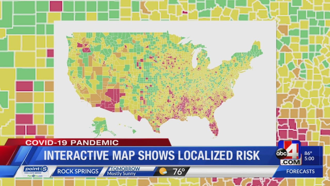 Interactive map shows localized risk - YouTube