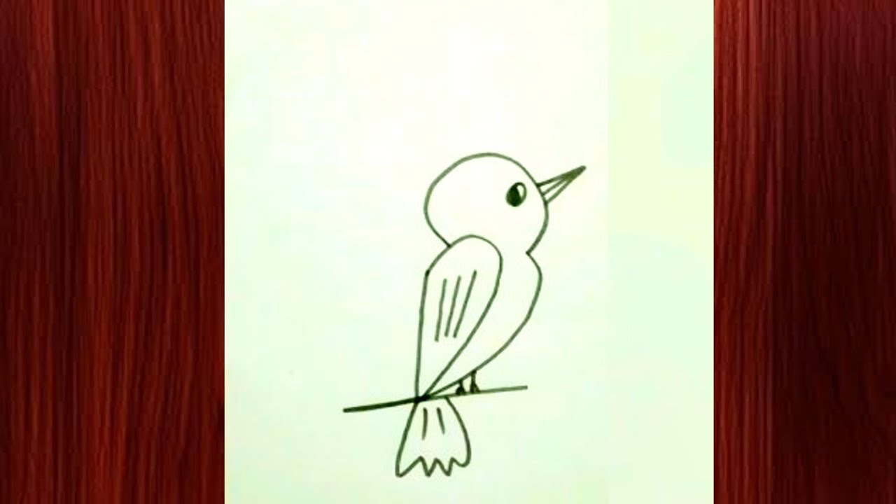 How To Draw a Bird From Number 2|| Easy Bird Drawing For Beginners ...