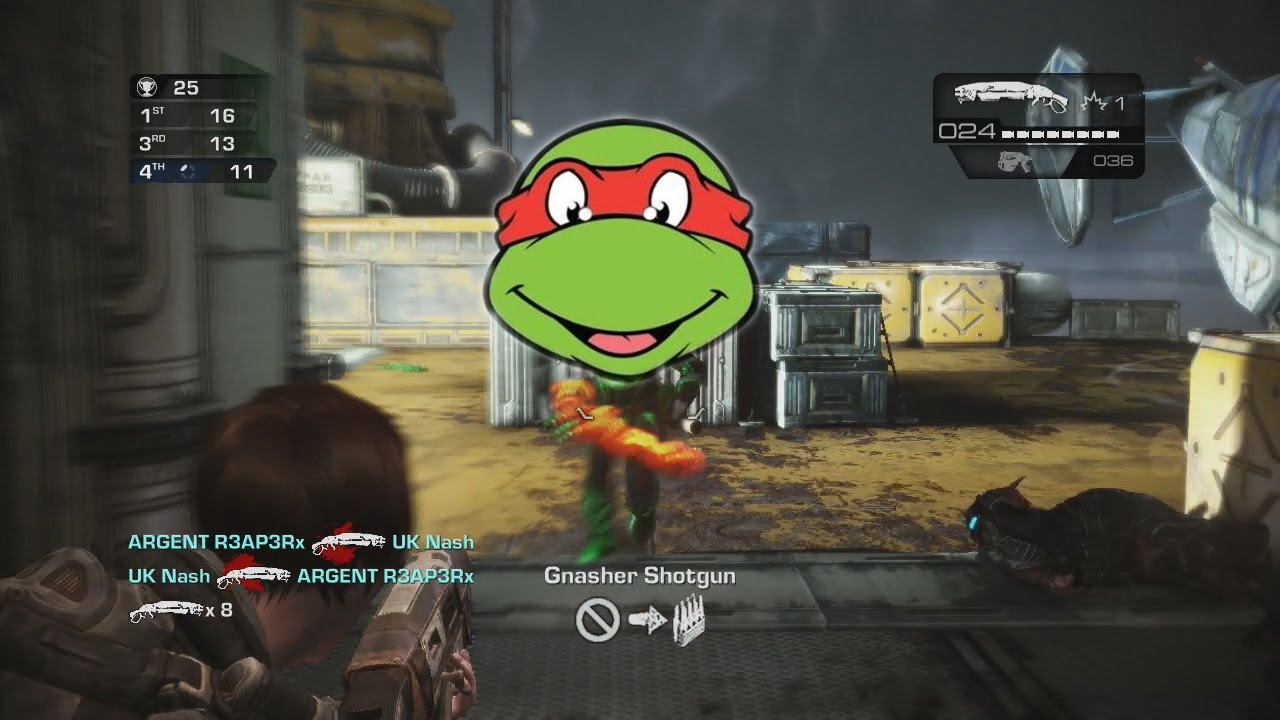 Gears of War Judgment | Damn This Ninja Turtle! - YouTube