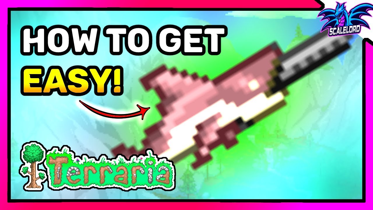 How to Make the Mega shark (Easily!) | Terraria 1.4 Mega Shark Guide ...