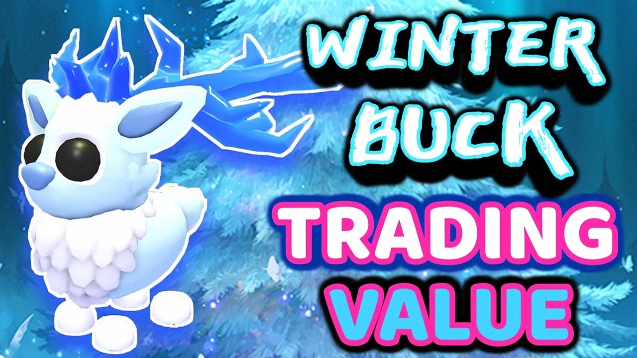 WINTER BUCK TRADING VALUE IN ADOPT ME! #winterbuckadoptme - YouTube