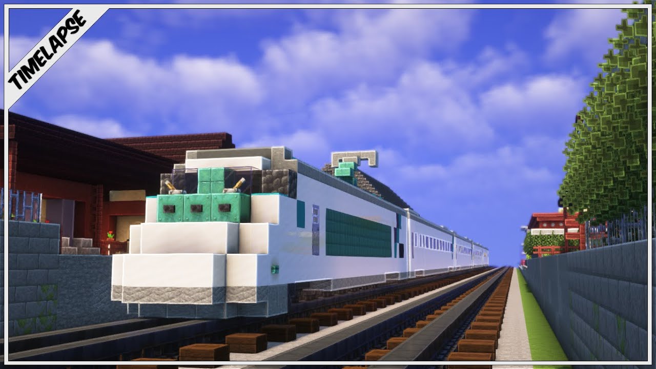 I built a Train Station in Minecraft | Building A City | Ep. 08| - YouTube