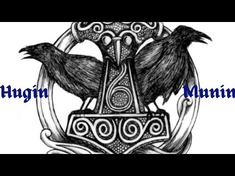 Hugin e Munin: Os Corvos da Sabedoria na Mitologia Nórdica - YouTube