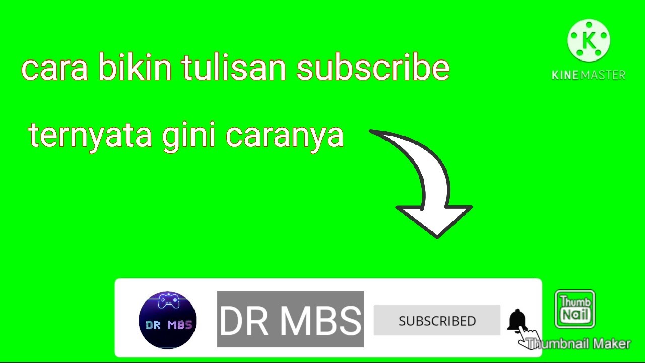 cara membuat tanda subscribe - YouTube