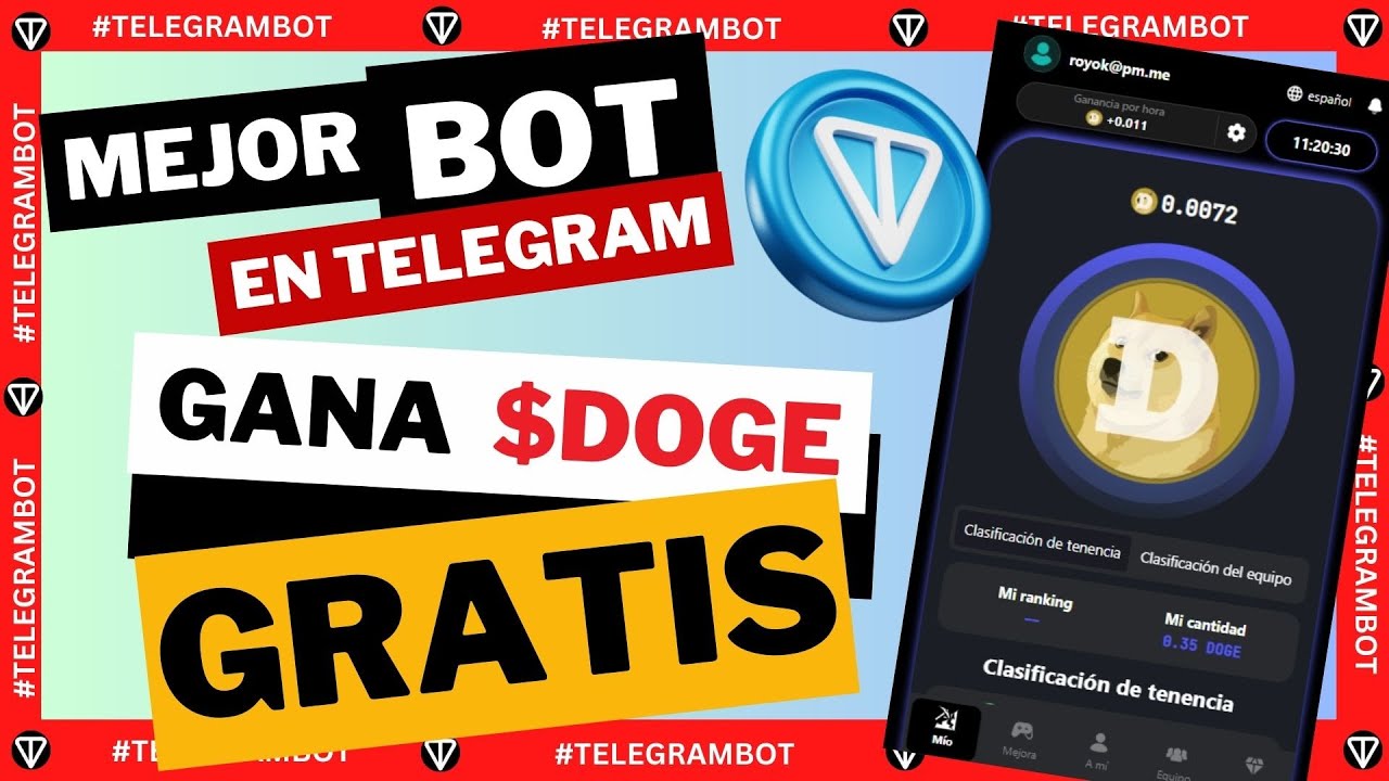 COMO USAR BOT TELEGRAM PAGANDO AIRDROP 🚀 Aprende cómo minar Dogecoin (DOGE) GRATIS🐕 APP TELEGRAM ...