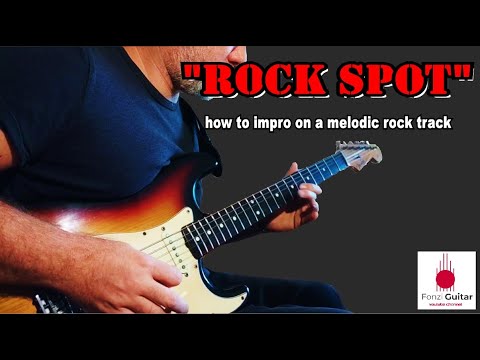 Rock Spot - ideas to impro on a rock track - YouTube
