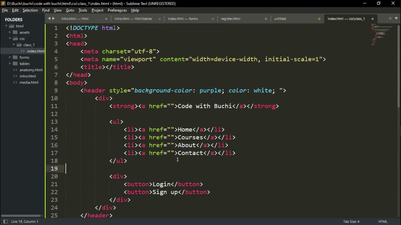 Learn Coding: Class 5, Part 2 - Inline CSS and CSS Selectors - YouTube