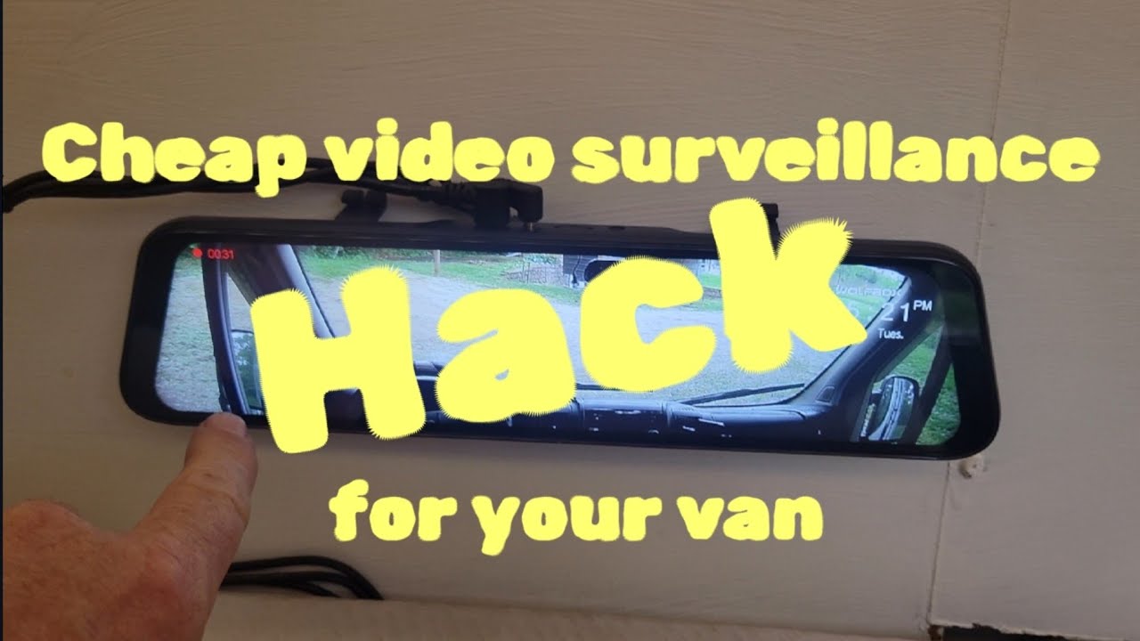 Video surveillance hack for your van - YouTube