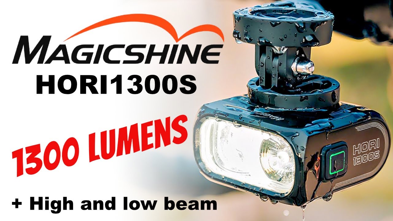 Trying out the Magicshine HORI 1300S, a powerful 1300-lumen bike light ...