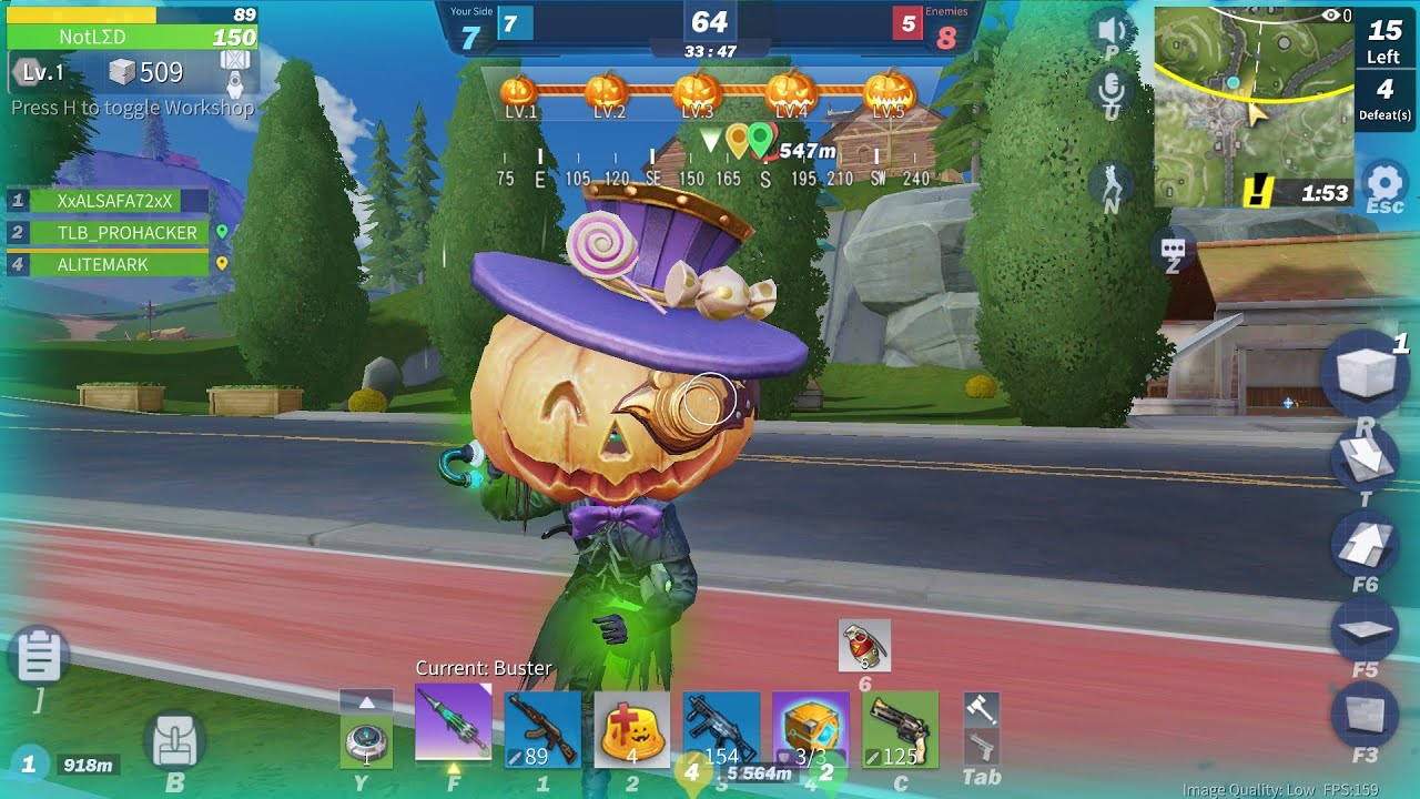 New Big Head Mode + Halloween Skins (Creative Destruction) - YouTube