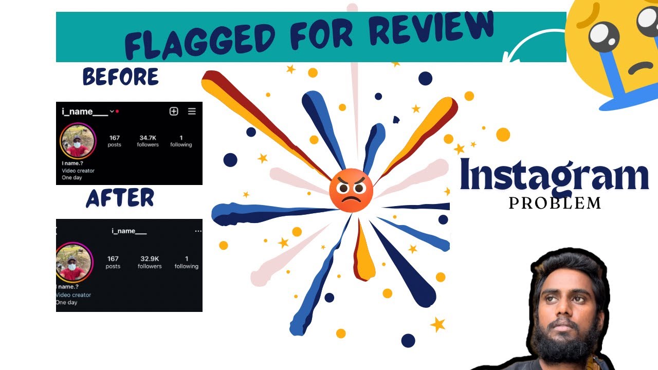 INSTAGRAM FLAGGED FOR REVIEW PROBLEM VIDEO TELUGU - YouTube
