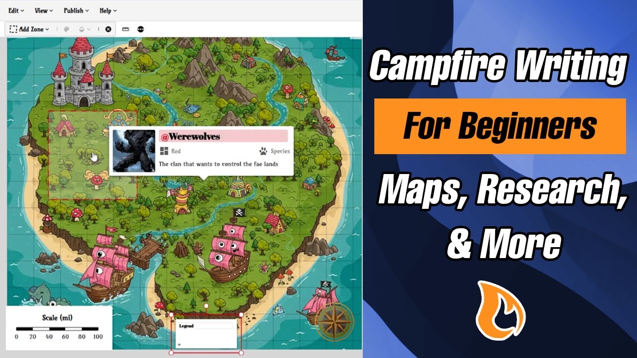 Campfire Writing For Beginners: Maps, Research & More - YouTube