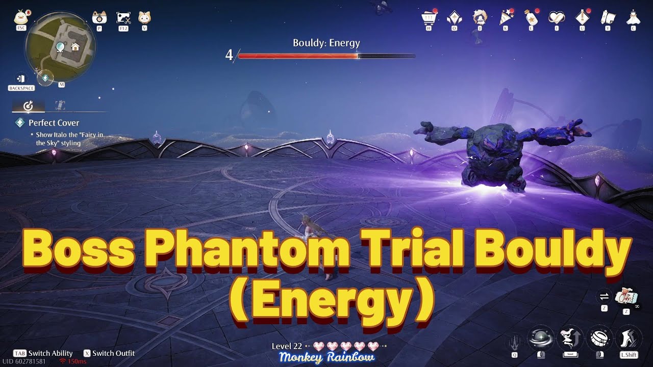 Infinity Nikki Gameplay: Boss Phantom Trial Bouldy (Energy) - YouTube