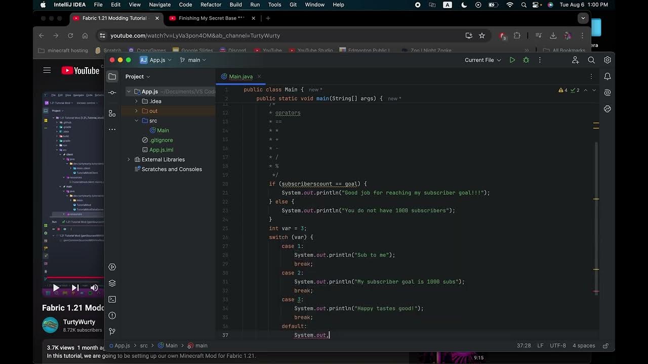 java tutorial #2 - YouTube