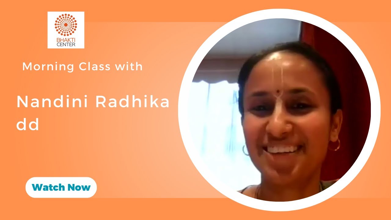 Morning Bhagavatam Class with Nandini Radhika dd - YouTube