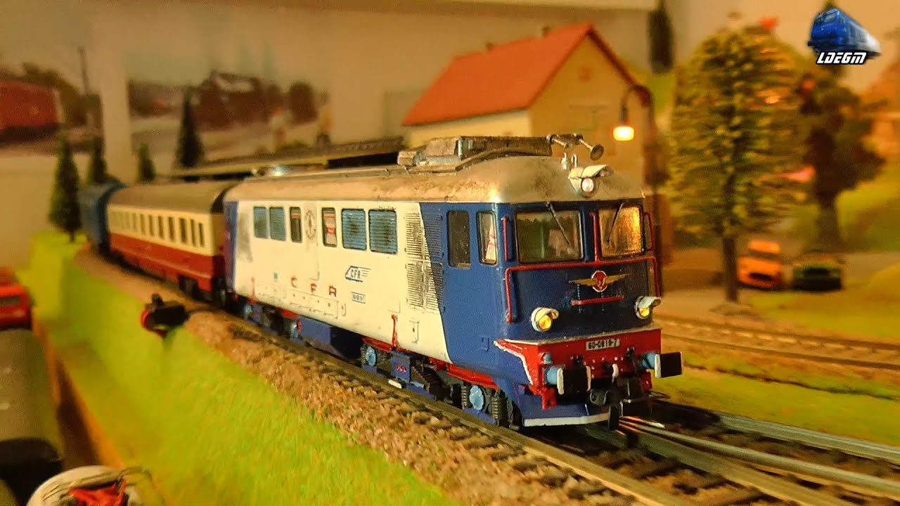 🚂 H0 Scale Train Model 060-DA 60-0819-7 CFR Călători Diesel Locomotive ...