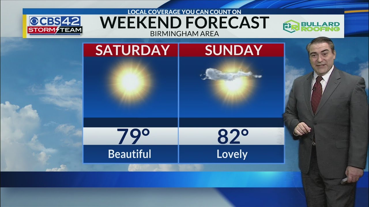 April 12th CBS42 News @ 10pm Weather Update - YouTube