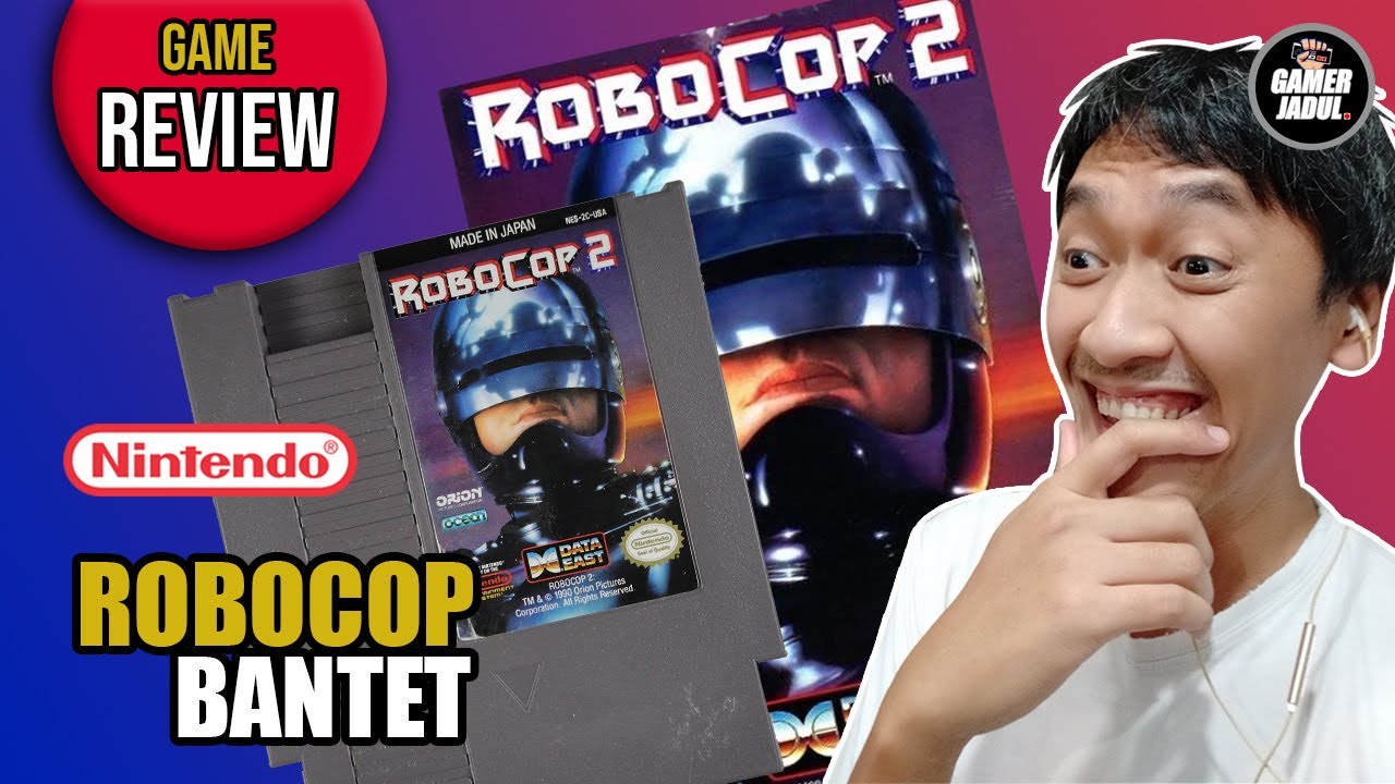 ROBOCOP 2 NINTENDO NES Review (1990) | Game Jadul Nostalgia Nintendo - YouTube