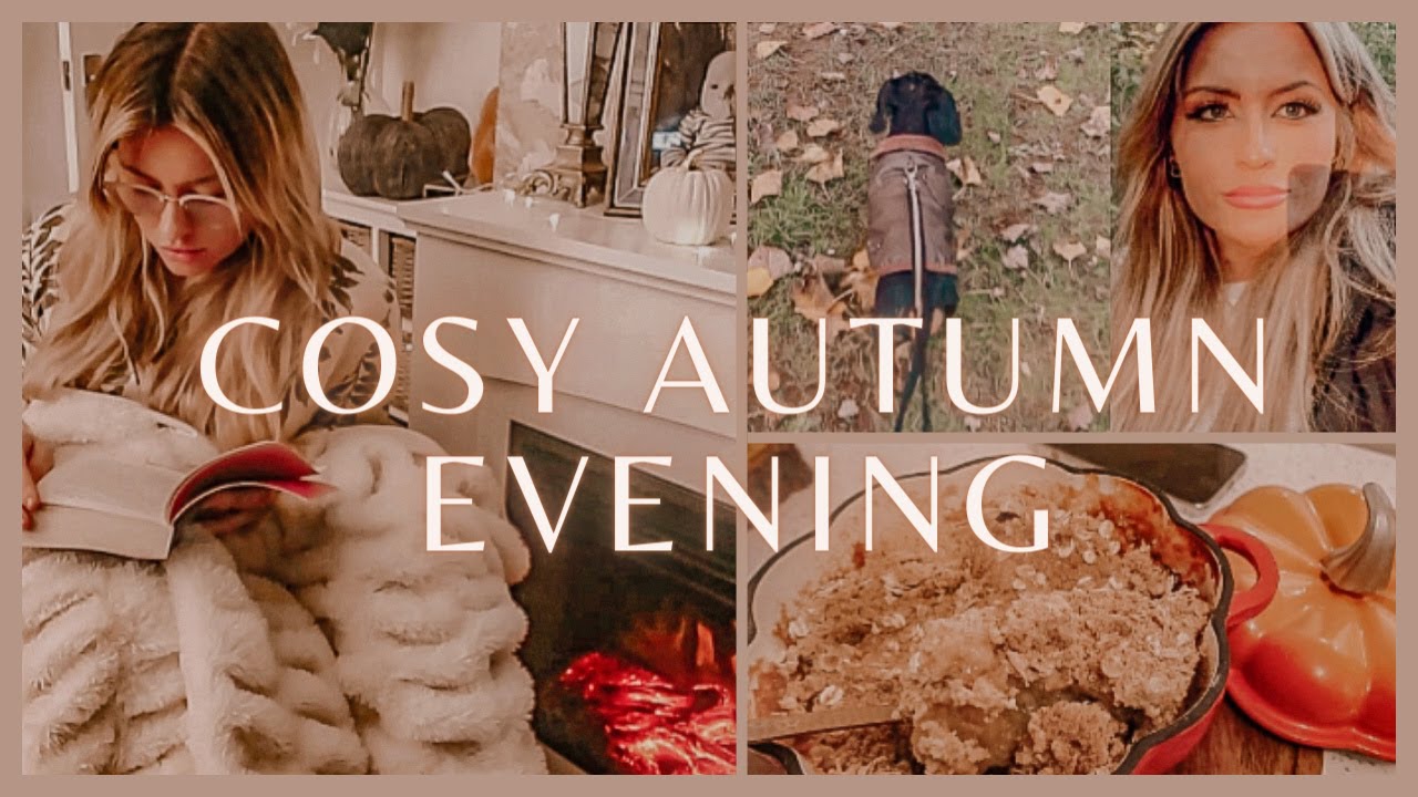 COSY AUTUMN EVENING VLOG - Baking, dog walks, relaxing & chilled 🍁 ...