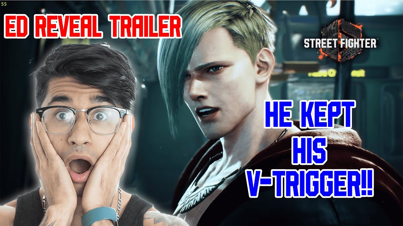 HE KEPT HIS V-TRIGGER!! Arroyoyo Reacts: Street Fighter 6 - Ed Teaser ...