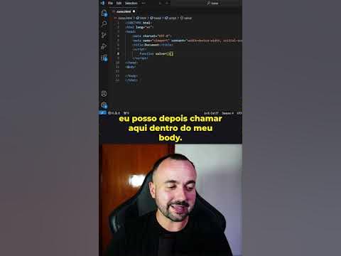 Como usar arquivos #javascript no seu #html - YouTube