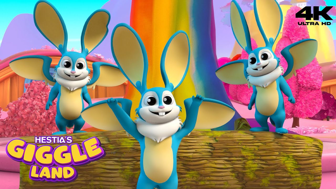 Hop Little Bunnies Hop Hop Hop I Sing Along I Action Song I Nursery ...