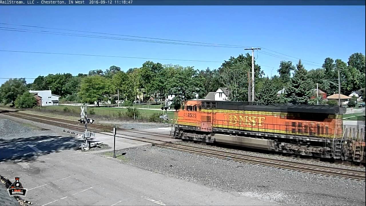 Railstream Railcam Series #74- Chesterton, IN (9/12/2016) - YouTube