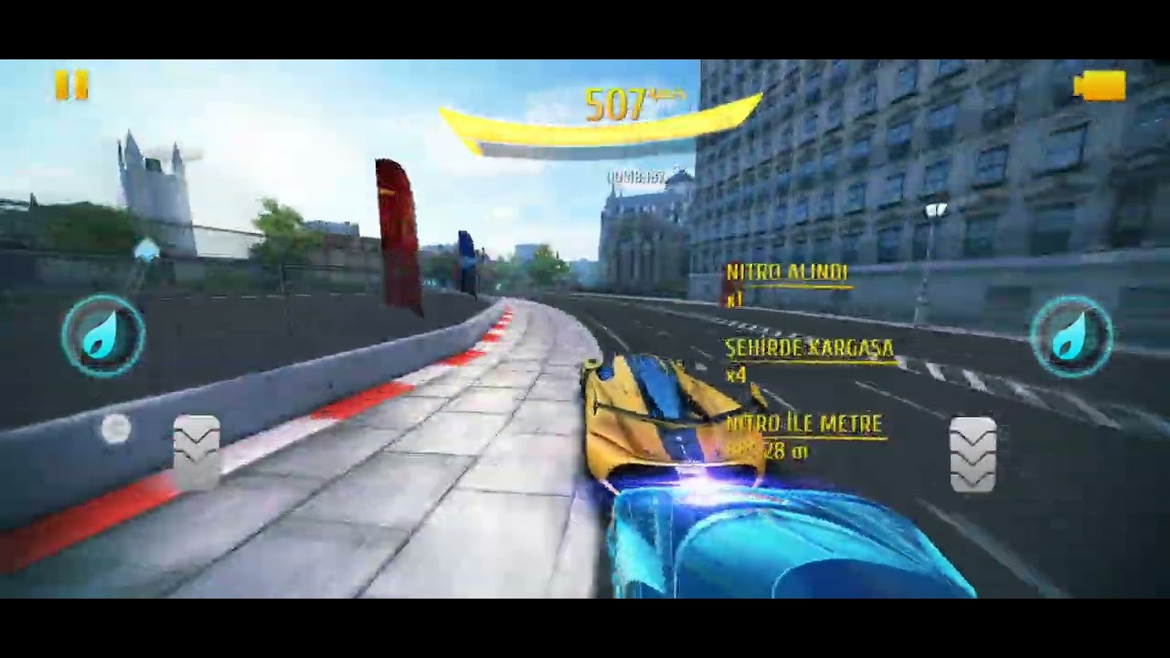 Asphalt 8 Sprint Turnuvası Londra'da Sprint 28:1** top/25 hatalar var ...