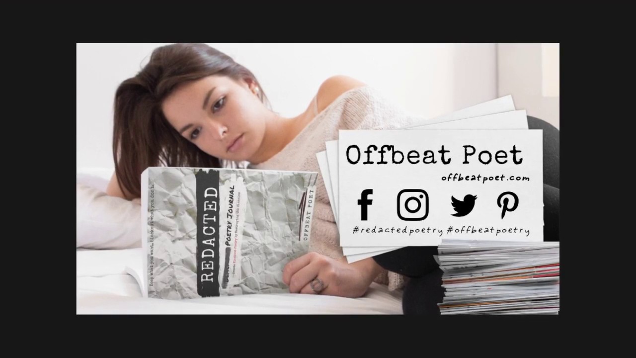 Redacted Poetry Journal | Offbeat Poet - YouTube