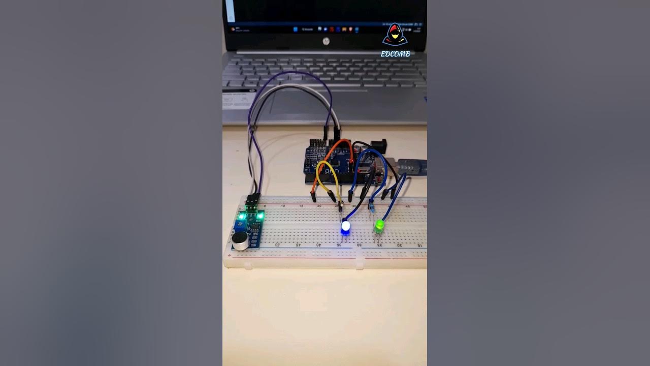 DETECCIÓN de SONIDO con SENSOR de SONIDO con ARDUINO UNO #shorts @EdComb - YouTube