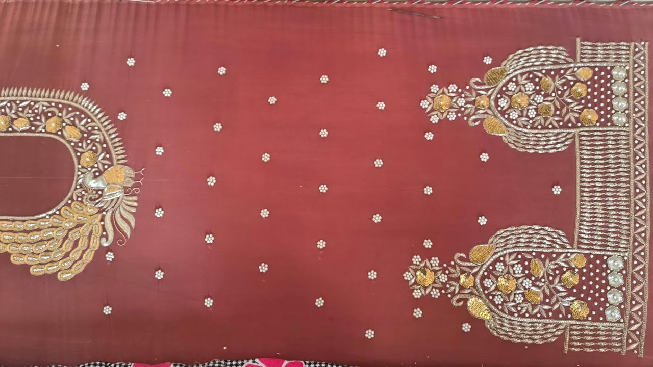 Hand work kadai | hand work suit kadai | butik suit design | hand kadai ...