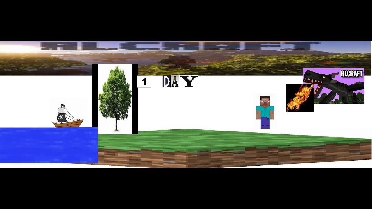 I survived 1 day in rl craft survival - YouTube