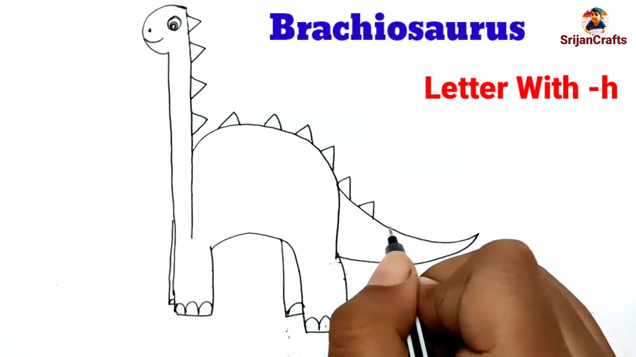 How to draw dinosaurs | Jurassic world dominion | Brachiosaurus drawing ...