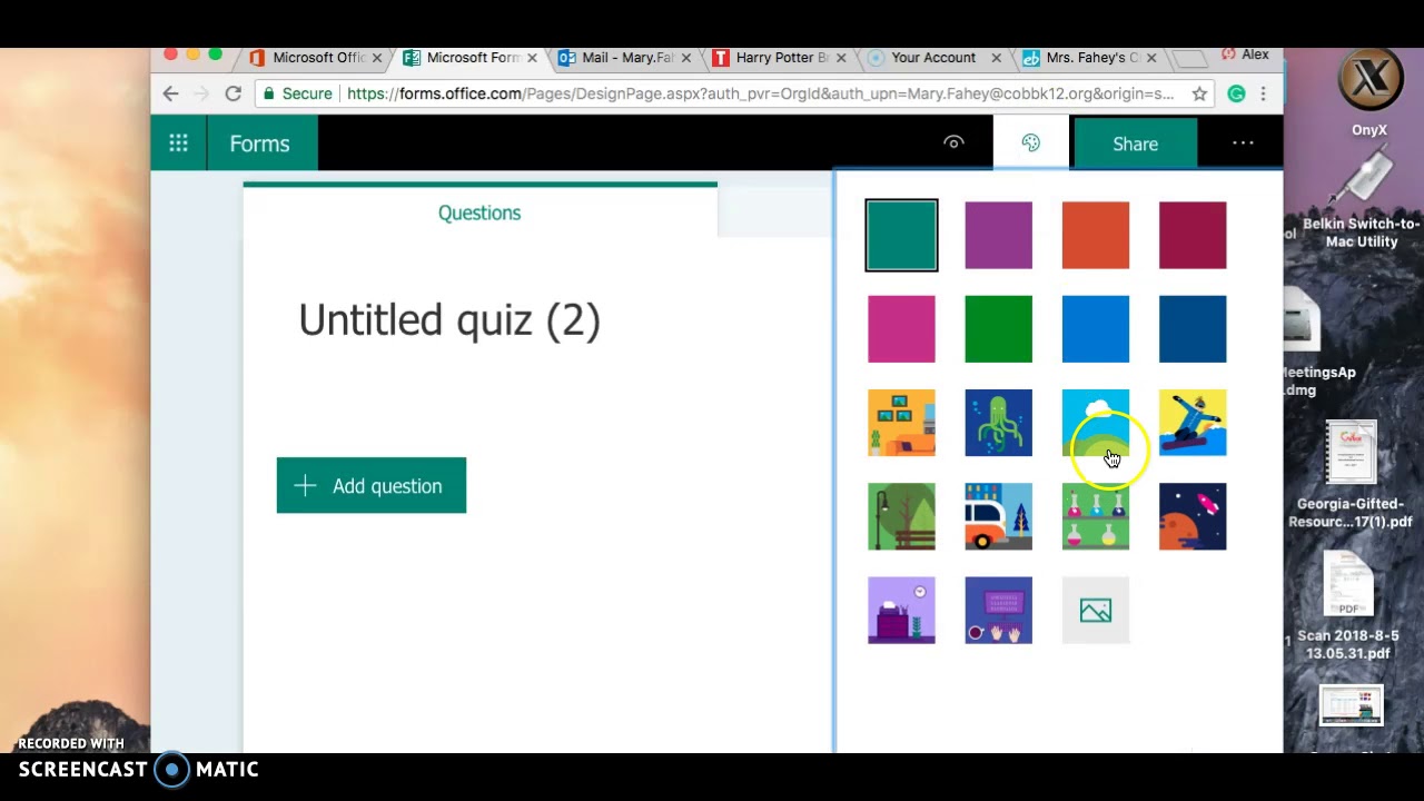 Office 365: Forms Tutorial - YouTube