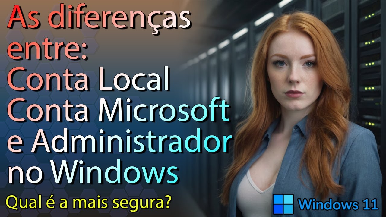 🔏Quais as diferenças entre Conta local, conta da Microsoft e conta de ...
