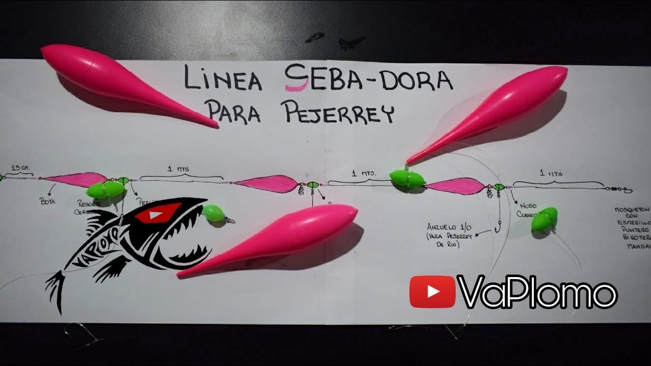 Linea Cebadora para pejerrey | Linea Seba-Dora para Pejerrey - YouTube