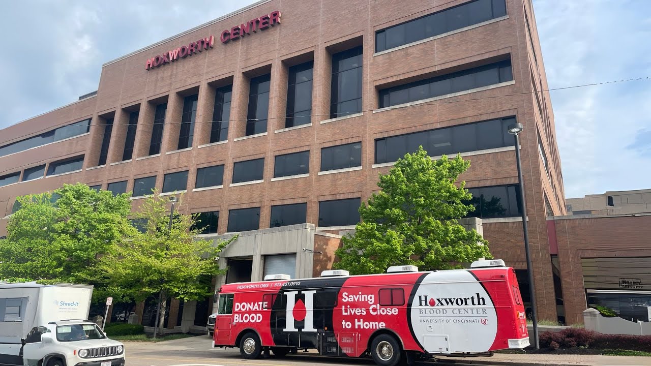 Free Parking at Hoxworth Blood Center Central (Clifton) - YouTube