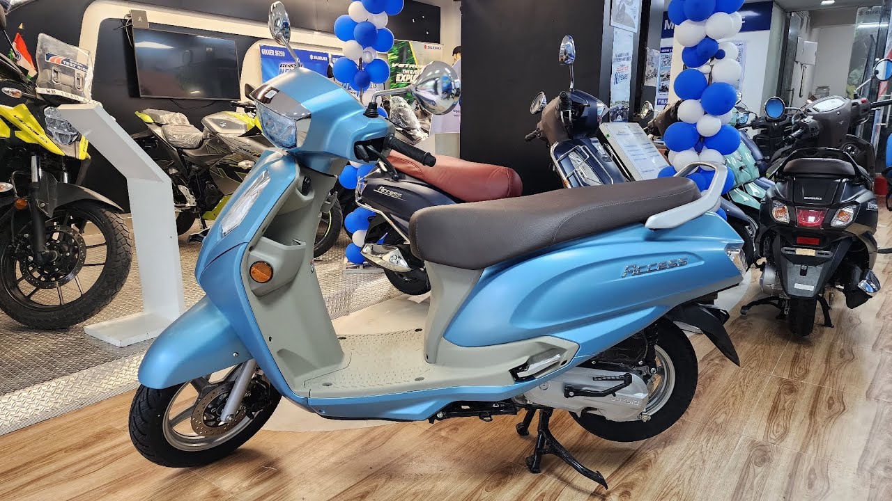 2025 Suzuki Access 125 Obd 2B New Aqua Silver Colour with New Colour ...