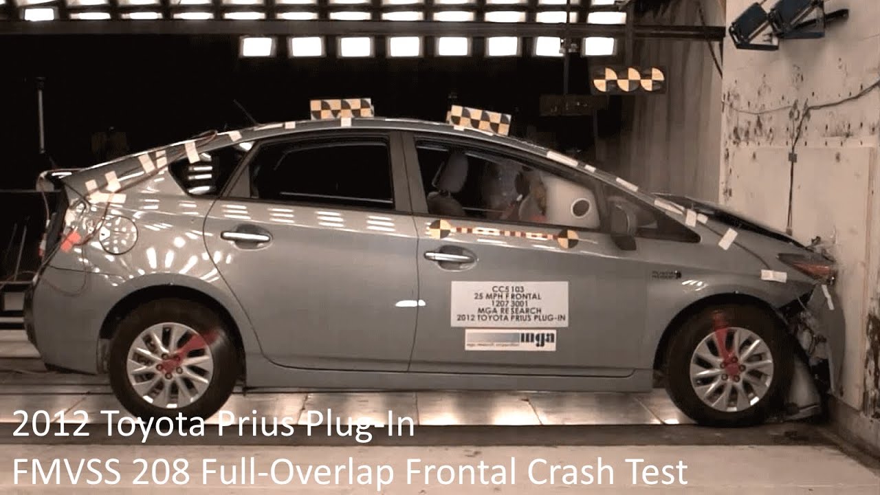 2012-2015 Toyota Prius Plug-In Hybrid (PHEV) FMVSS 208 Unbelted Full ...