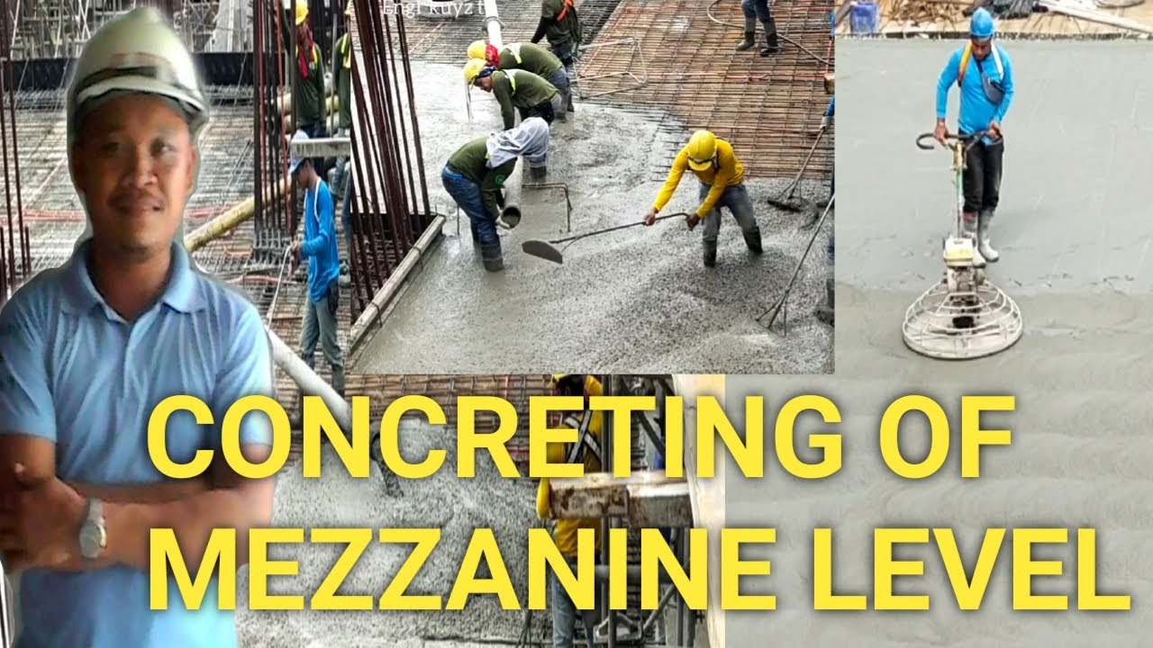 CONCRETING OF MEZZANINE LEVEL / HOW TO & STYLE - YouTube